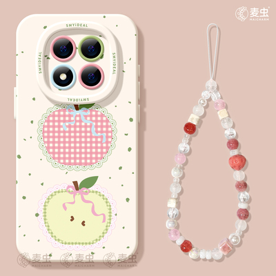 适用红米note15pro手机壳女款note14保护套小米高级note11pro硅胶防摔13por+全包redmi好看12turbo软苹果格子