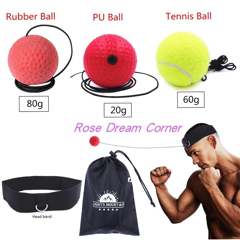 Boxing Reflex Ball Set 3 Difficulty Level Boxing Balls Speed_虎窝淘