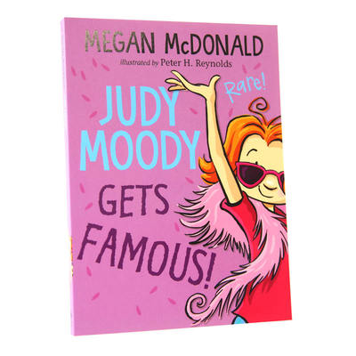 进口英文原版 Judy Moody Gets Famous 稀奇古怪小朱迪出名了8-9-10-11-12岁儿童青少年英文原版英语课外读物小说推荐阅读