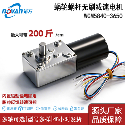 诺万5840-3650涡轮减速电机大扭