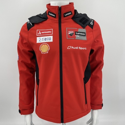 MoToGP机车赛事杜卡迪厂队服 秋冬季骑行软壳冲锋衣DUCATI赛道服