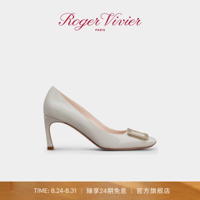 【24期免息】Roger Vivier/RV女鞋Trompette喇叭跟漆皮高跟鞋