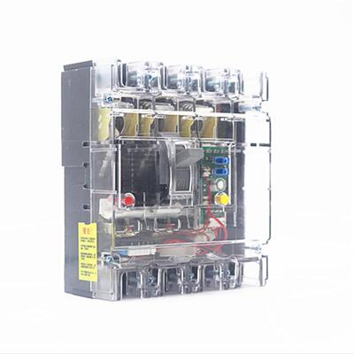 透明塑壳漏电160a断路器RMM1L-100A400A三相四线漏电保护空气开关