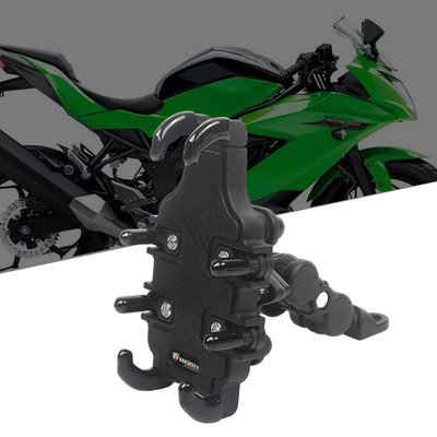 适用川崎Ninja250SL/250R/Ninja1000ABS手机支架防盗减震八爪支架