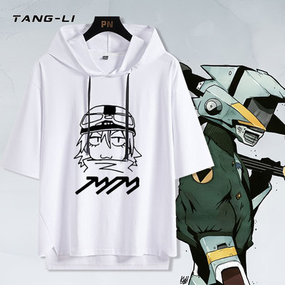 FLCL特别的她联名连帽短袖T恤