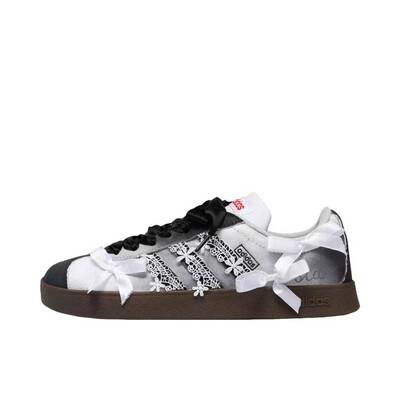 【定制球鞋】Adidas neo VL Court 2.0   板鞋   芭蕾起舞JS3003