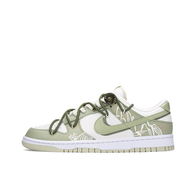 【定制球鞋】Nike Dunk FZBB 国风 宫庭龙井茶 米绿  DV0831-003