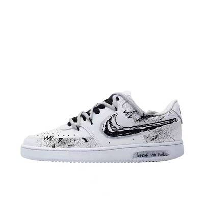 【定制球鞋】 Nike Court Vision 1 板鞋  自由主义 DH2987-101