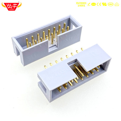 2.54mm正凌精工镀金简易牛角