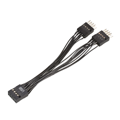 多媚主板前置USB插针一分二