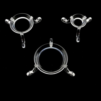 新款透明塑料三角球座水晶球玻璃球架子底座展示架圆置放架