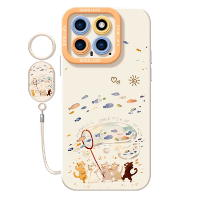 捕鱼猫咪适用小米14手机壳14pro的新款11套12por米13ultra液态10T青春版mi硅胶女12X新品12s全包镜头12spro