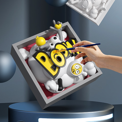 玩作环氧陶3D立体油画