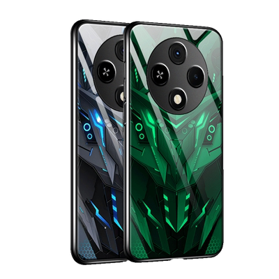 黑色战士适用oppoa3pro手机壳a2m男a11x新款A9炫酷a35夜光玻璃a7x全包A1PRO防摔a36高级a5硅胶a39潮a32套a83