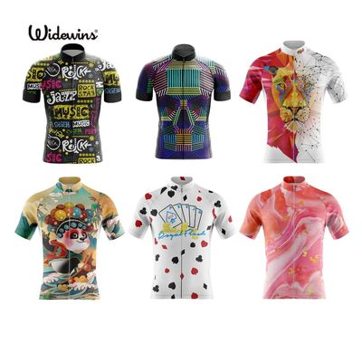 Camiseta de Ciclismo de secado rápido para hombre, manga co