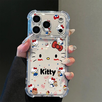 脸红Kitty适用于一加15手机壳1+Ace6/5/3v可爱1+ace2pro卡通1+13T/12/11/10/9RT/8/7T保护套Turbo6X网红新款