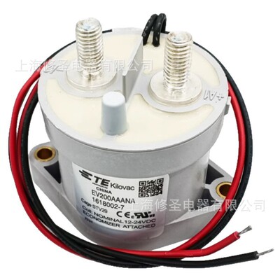 TE泰科EV100-500A线圈12-24VDC耐压900V新能源汽车高压直流继电器