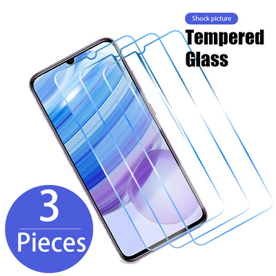 3PCS Tempered Glass for Xiaomi Redmi Note 10 9 8 7 Pro 9S
