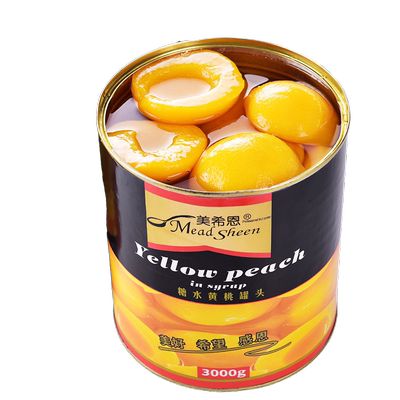 黄桃罐头大瓶3公斤商用桶装