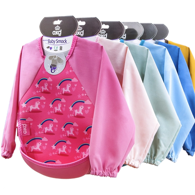 英国冬季防水长袖吃食反穿围兜