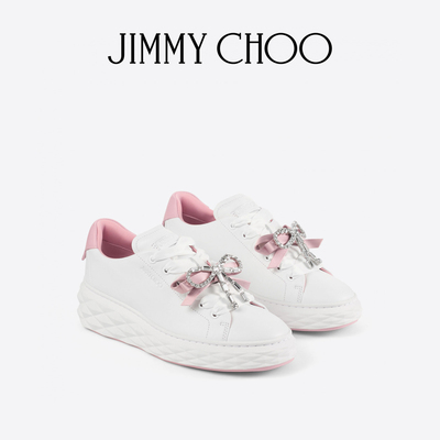 [2025冬季系列]JIMMY CHOO/DIAMOND LIGHT MAXI水晶蝴蝶结休闲鞋