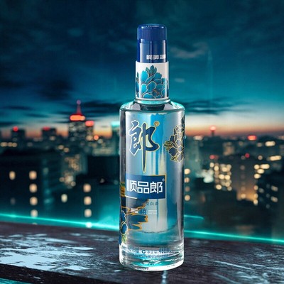 郎酒45度顺品郎480蓝顺480ml*1瓶浓酱兼香型光瓶白酒聚会纯粮食酒