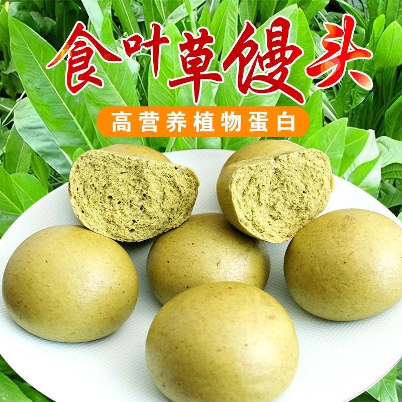 食叶草馒头植物蛋白手工馒头酥馍营养早餐加热即食速食主食包点