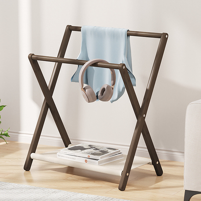 衣帽架落地床边收纳神器