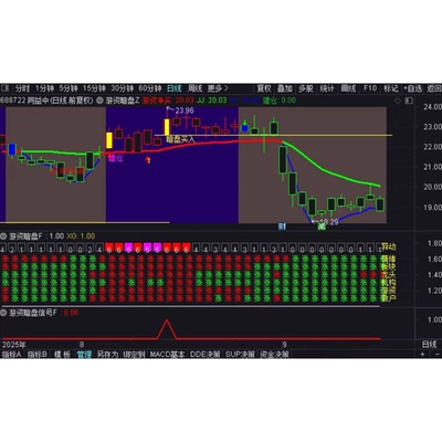 通达信游资暗盘预警选股公式