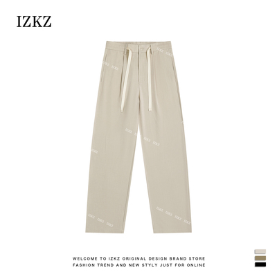 白泽IZKZ | 【天仿丝麻】Veilanca进口原版抗皱免熨烫直筒休闲裤