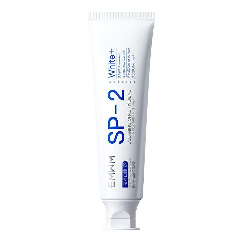 SP-2美白清新牙膏抗敏感深层清洁去烟渍美白呵护牙龈高效洁牙