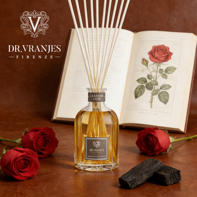 意大利DrVranjes皮革乌木无火藤条香薰室内家用持久高级感香薰