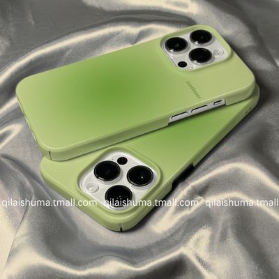 适用于苹果系列手机壳绿色菲林