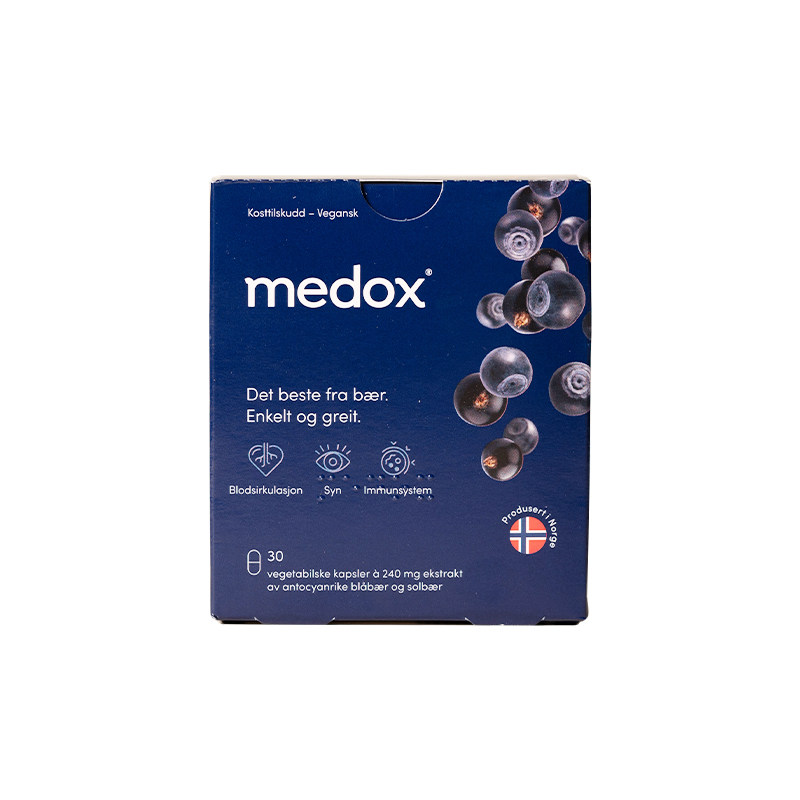 【1-3盒装链接】挪威MEDOX花青素欧越橘野生越橘