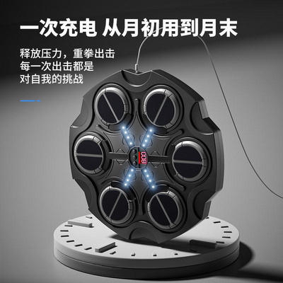 /智能音乐拳击机燕乐家用成人儿童沙袋电子墙靶解压锻训练玩具a3