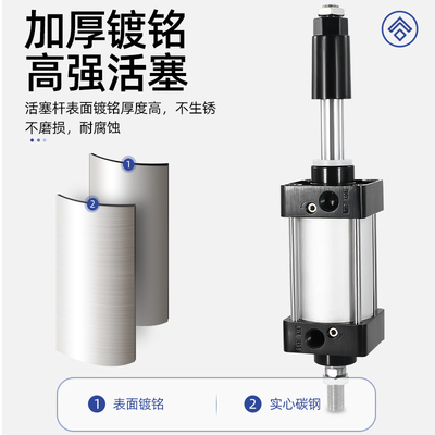 大推力SCJ125/160/200x25/50/100/125/150/200/300-50可调气缸