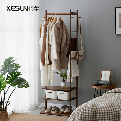 衣架落地卧室房间挂衣服的架子家用挂衣架多功能简易裤架衣帽架