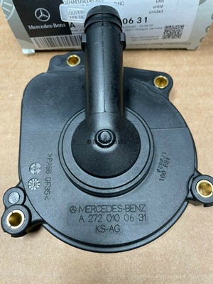 适用奔驰C280 E300 S350 GLKML350 R M272油水分离器盖 废气阀盖