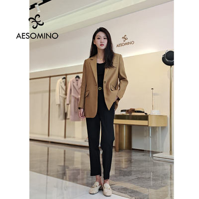 春秋西装外套AESOMINO/衣莎美诺