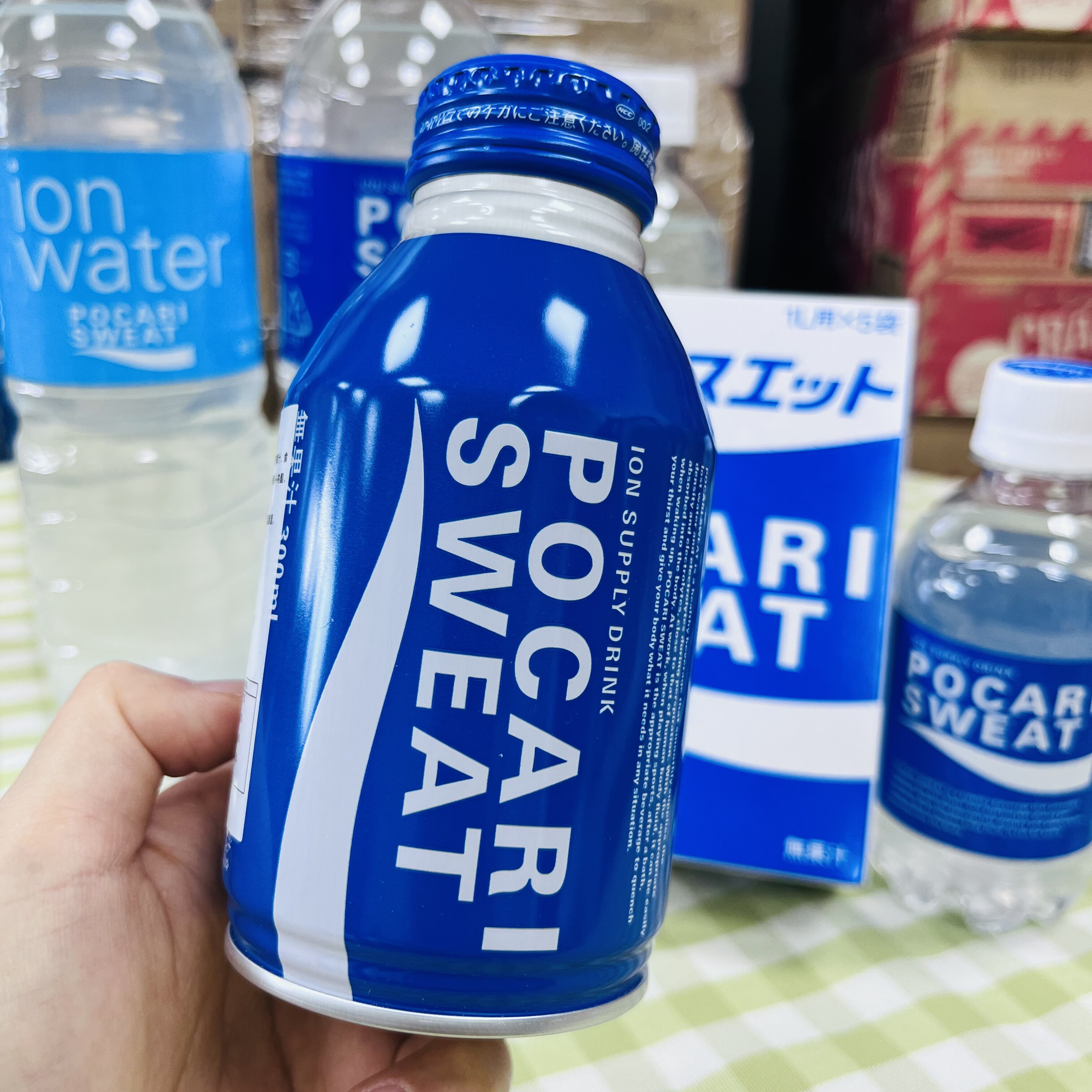 日本进口宝矿力电解质运动饮料离子水保养水保养果冻铝罐大瓶补充