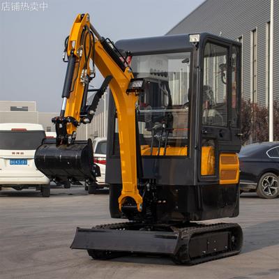 HT20型小型履带式挖掘机 2吨微型挖机 建筑工程用破碎机挖钩机