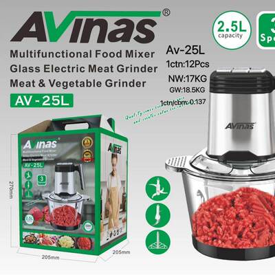 Avinas-25LEU2.5LChopper两套刀12PCS/CTN0.137cbm