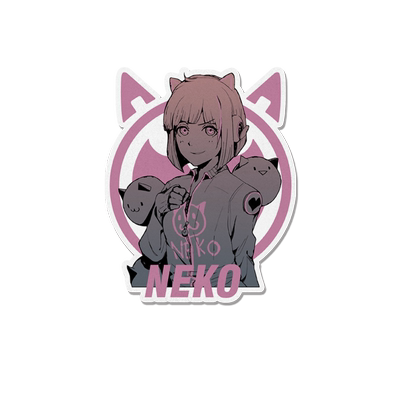 NEKO电子音乐手游反光车贴