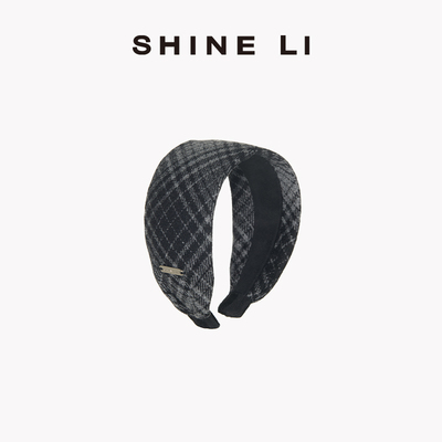 SHINE LI 李姗 格纹发卡