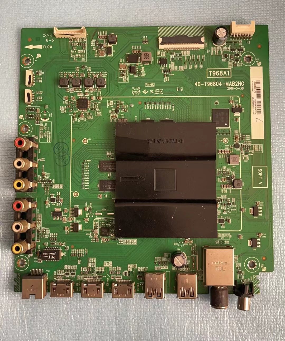 适用于TCL L43P2-UD主板T968A1 40-T96804-MAB2HG配屏 LVU430LGOT_虎窝淘