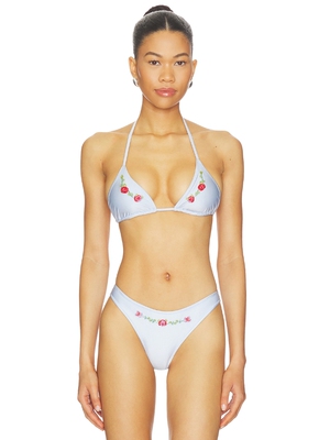 Frankies Bikinis Nick Beaded Satin Top 26春夏新品 revolve小