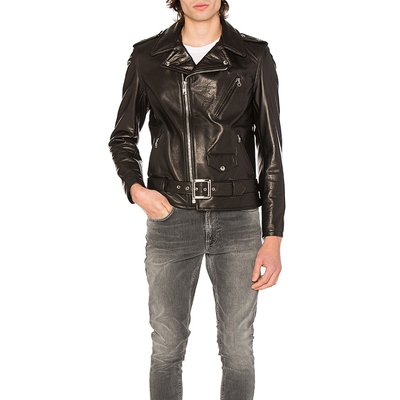 Schott PERFECTO 皮夹克revolve时尚小众新款春季