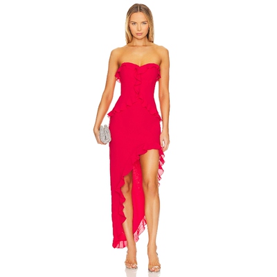 [秋冬新品]Amanda Uprichard ANESSA 长裙revolve时尚小众