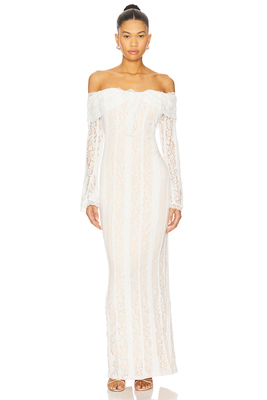 [春季新品]MORE TO COME 裙子 白色revolve小众新款