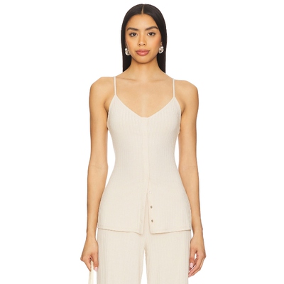 [春季新品]Lovers and Friends KINSLEY上装米色辣妹风REVOLVE